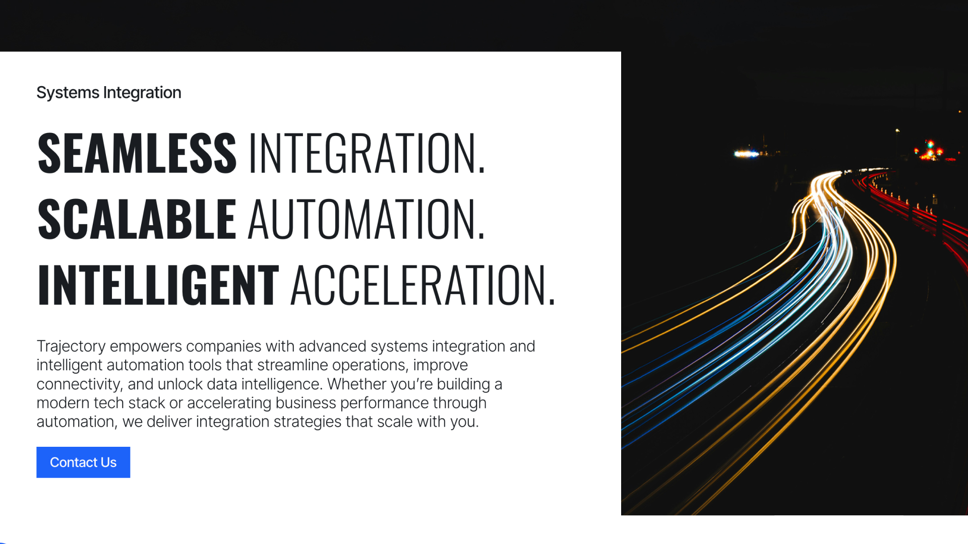 Integrations & AI-Driven Solutions - Trajectory